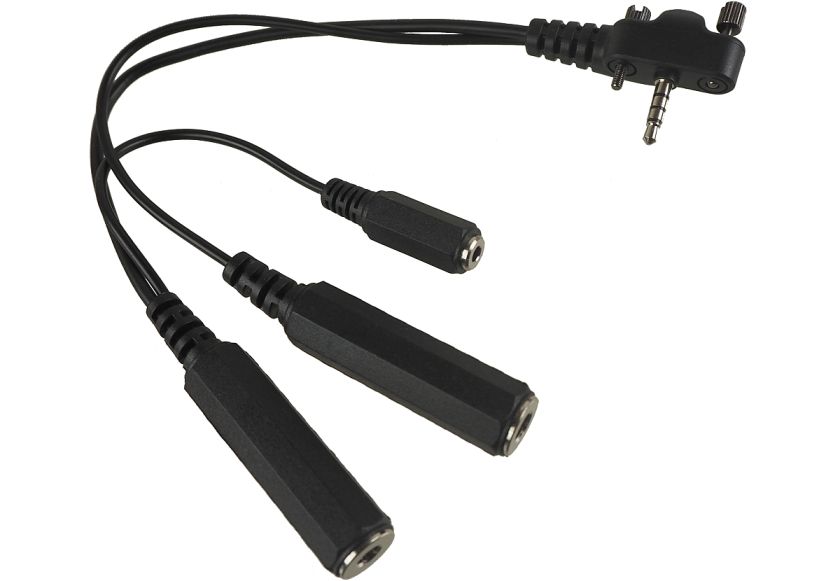 Headset Adapter SCU 42 auf 5 25 6 35mm Klinkenbuchsen